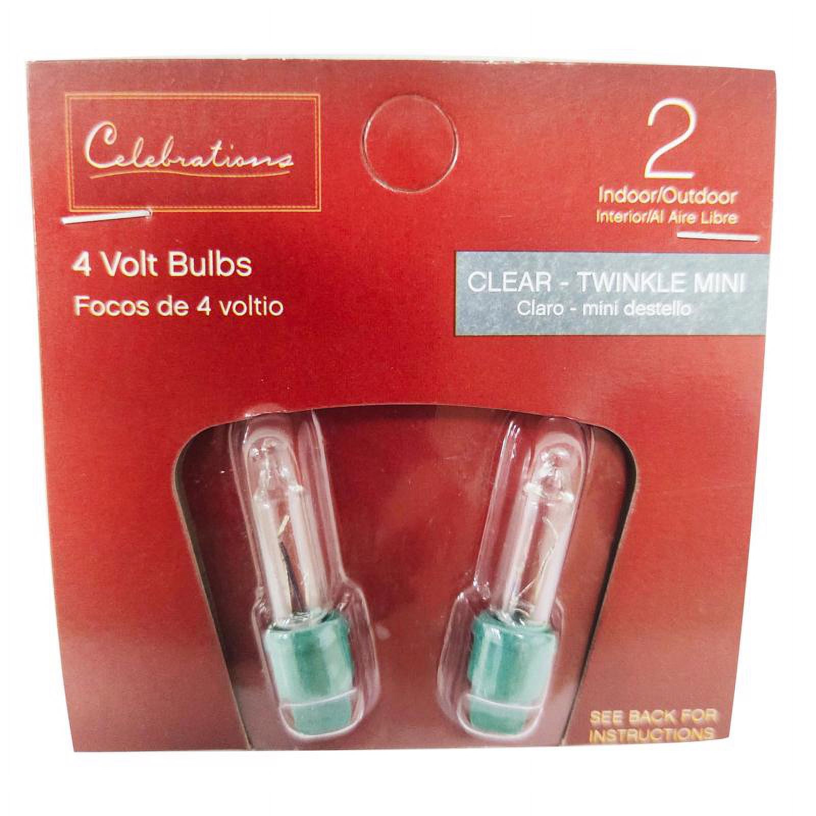 Celebrations T1RY21A2 Clear Mini Random Twinkle Replacement Bulbs ...