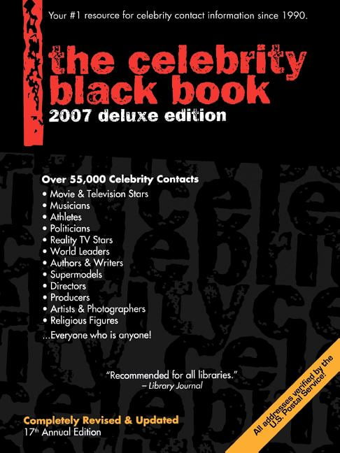 Celebrity Black Book 2007 - Walmart.com