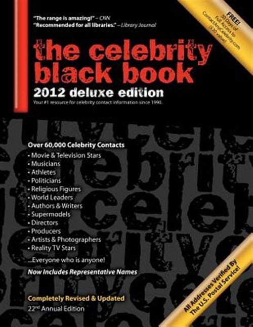 The Celebrity Black Book 2012: Over 60,000+ Accurate Celebrity ...
