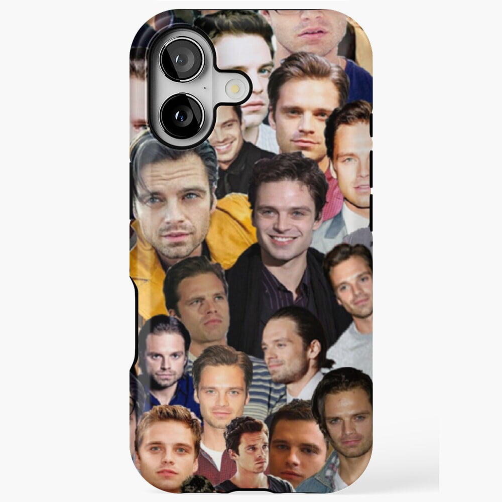 Celebrity Collage Minimal Portrait Art Phone Case for iPhone 17 to 11 ...