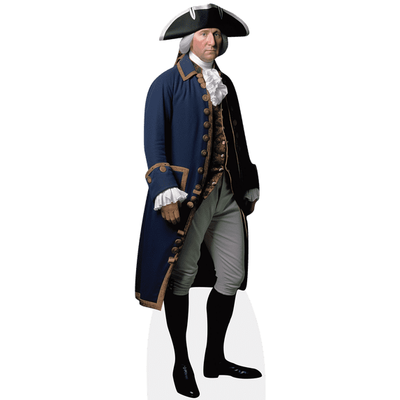 Celebrity Cutouts Mini Cardboard 60cm George Washington Cutout ...