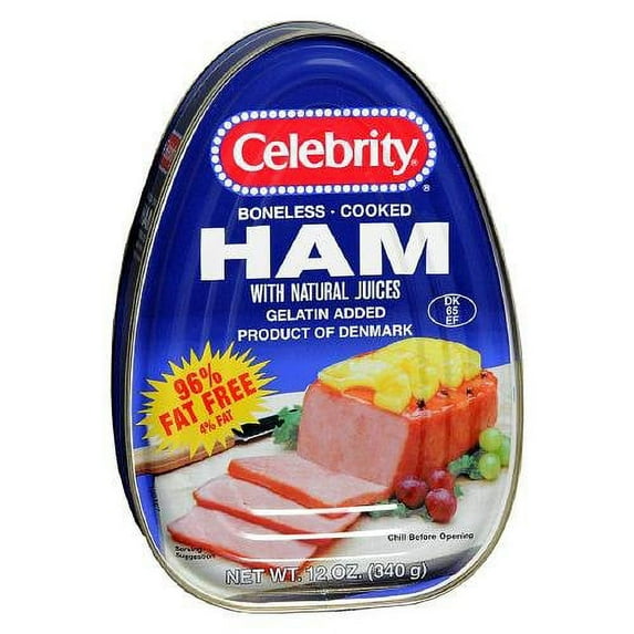Celebrity Gelatin Added Boneless Ham 12 oz (6 Pack) - Walmart.com