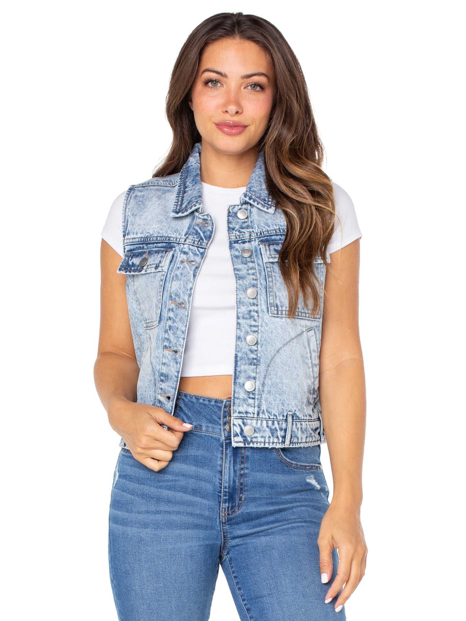 Celebrity Pink Juniors Boyfriend Vest - Walmart.com