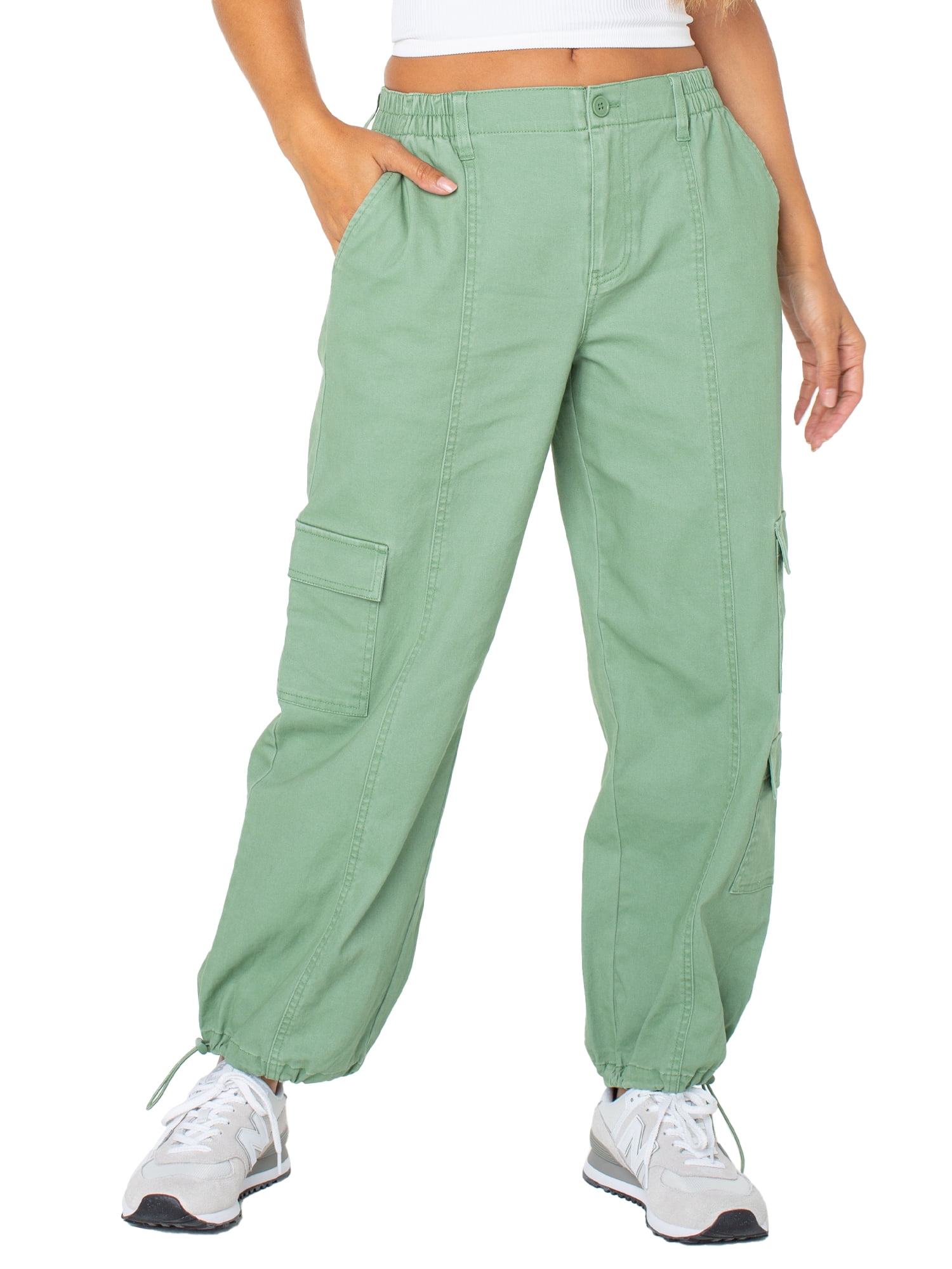 Celebrity Pink Parachute Cargo Pants, Juniors & Juniors Plus - Walmart.com