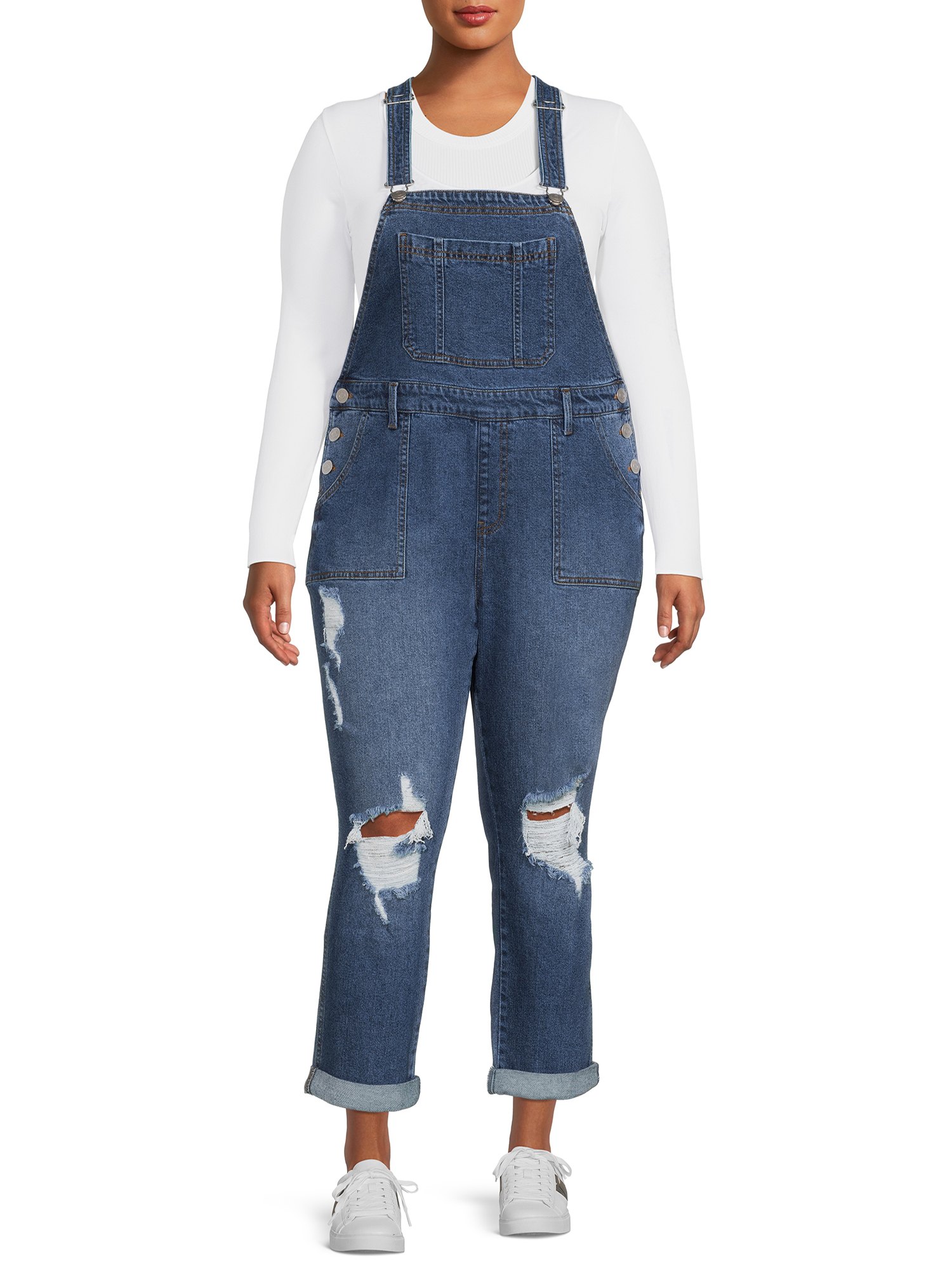 Big Men's 100% Cotton Stonewashed Denim Bib Overall - Walmart.com