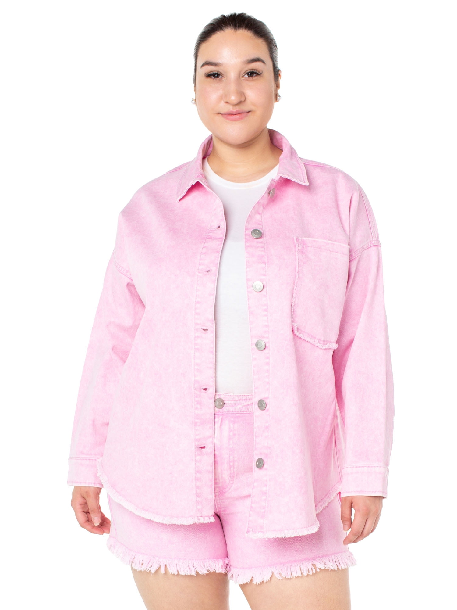 Celebrity Pink Juniors Shacket - Walmart.com