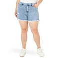 Celebrity Pink Juniors and Juniors Plus Ultra High Rise Fray Hem Denim ...