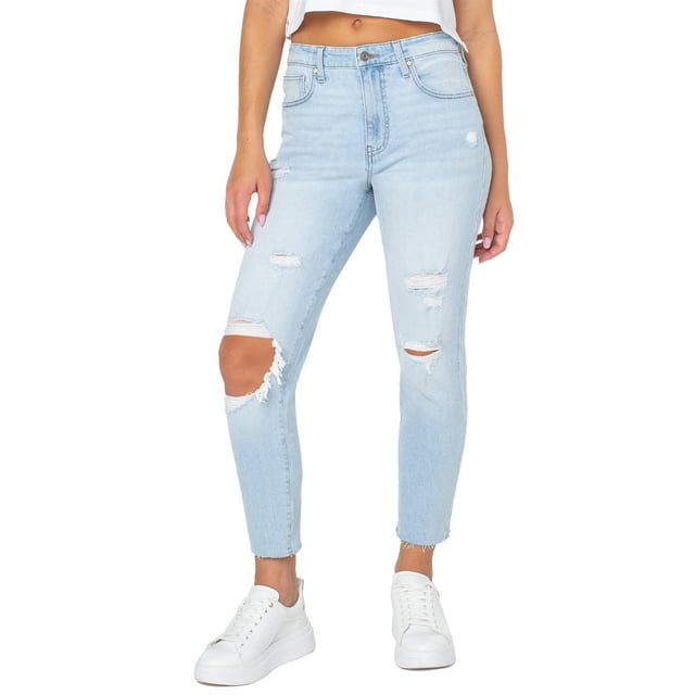 Celebrity Pink Women's Mom Jean - Walmart.com