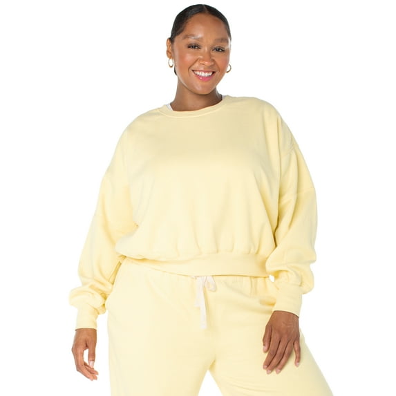 Celebrity Pink Women's Oversized Boyfriend Sweatshirt Celebrity Pink ...