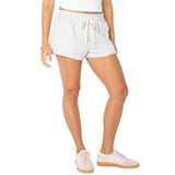 Celebrity Pink Women's and Women's Plus Tie Front Fleece Shorts, Sizes ...