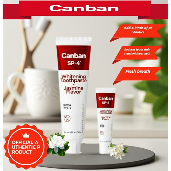 Celebrity Same Style - Canban Whitening Toothpaste, Certified Brightening! Yellow tooth stains ...