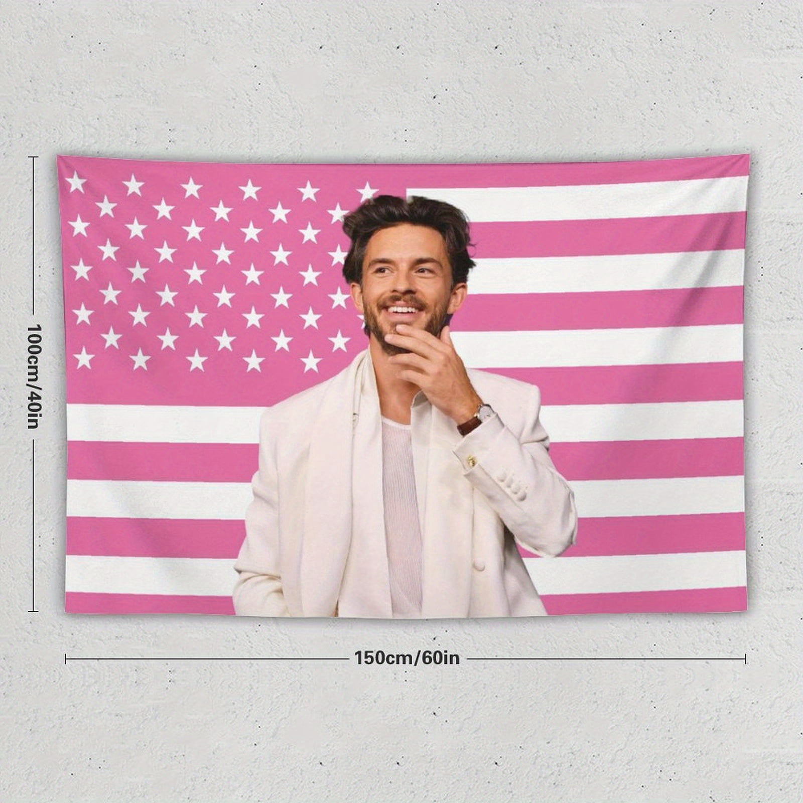 Celebrity poster Jonathan actor tapestry Bailey flag for living room ...