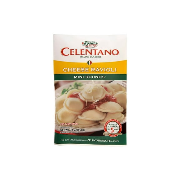 Celentano Rosina Food Pre-Cooked Ravioli Mini Cheese 24oz (PACK OF 12 ...