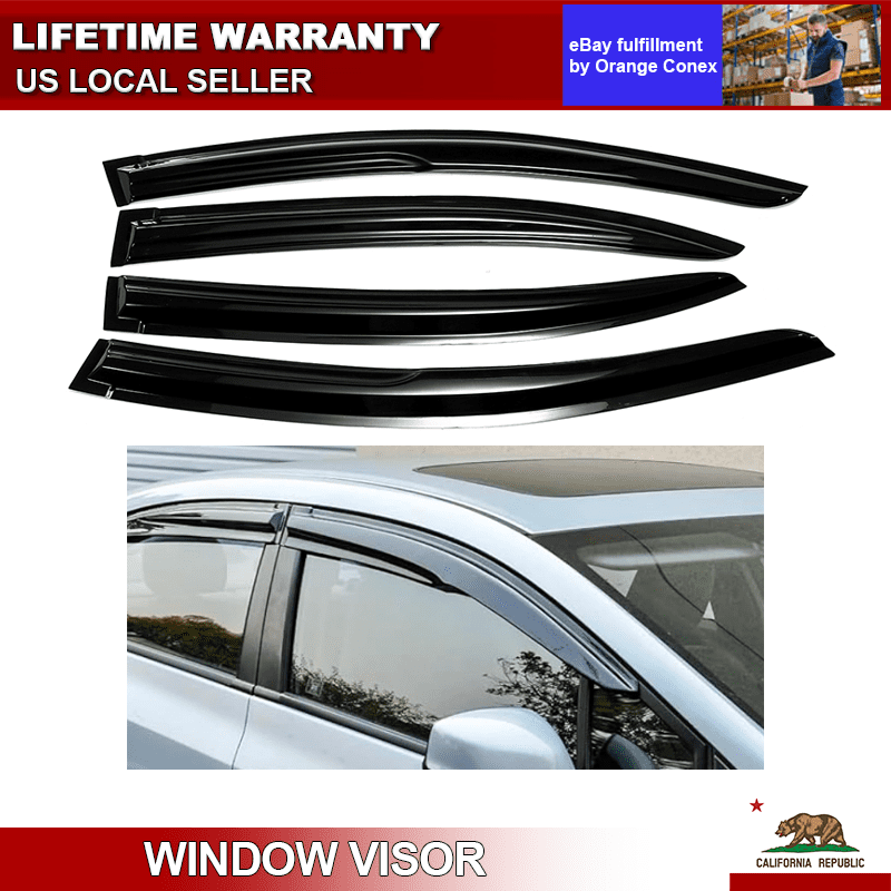 Celepoir For 2012-2015 Honda Civic Sedan JDM 3D Wavy Mugen Style Window ...