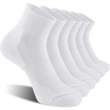 CelerSport 6 Pack Men's Ankle Socks with Cushion, Sport Athletic ...