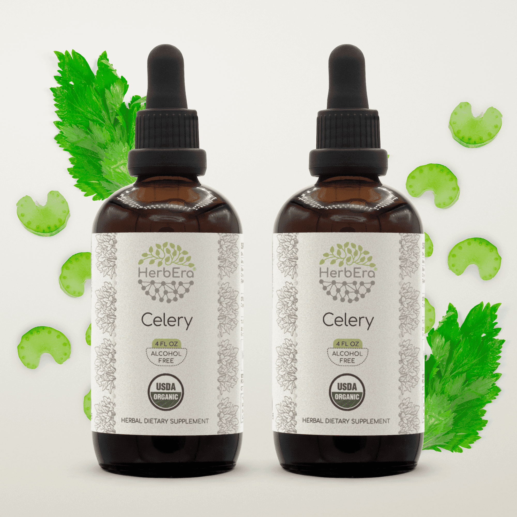 HerbEra Celery Tincture, Organic Herbal Dietary Supplement for ...