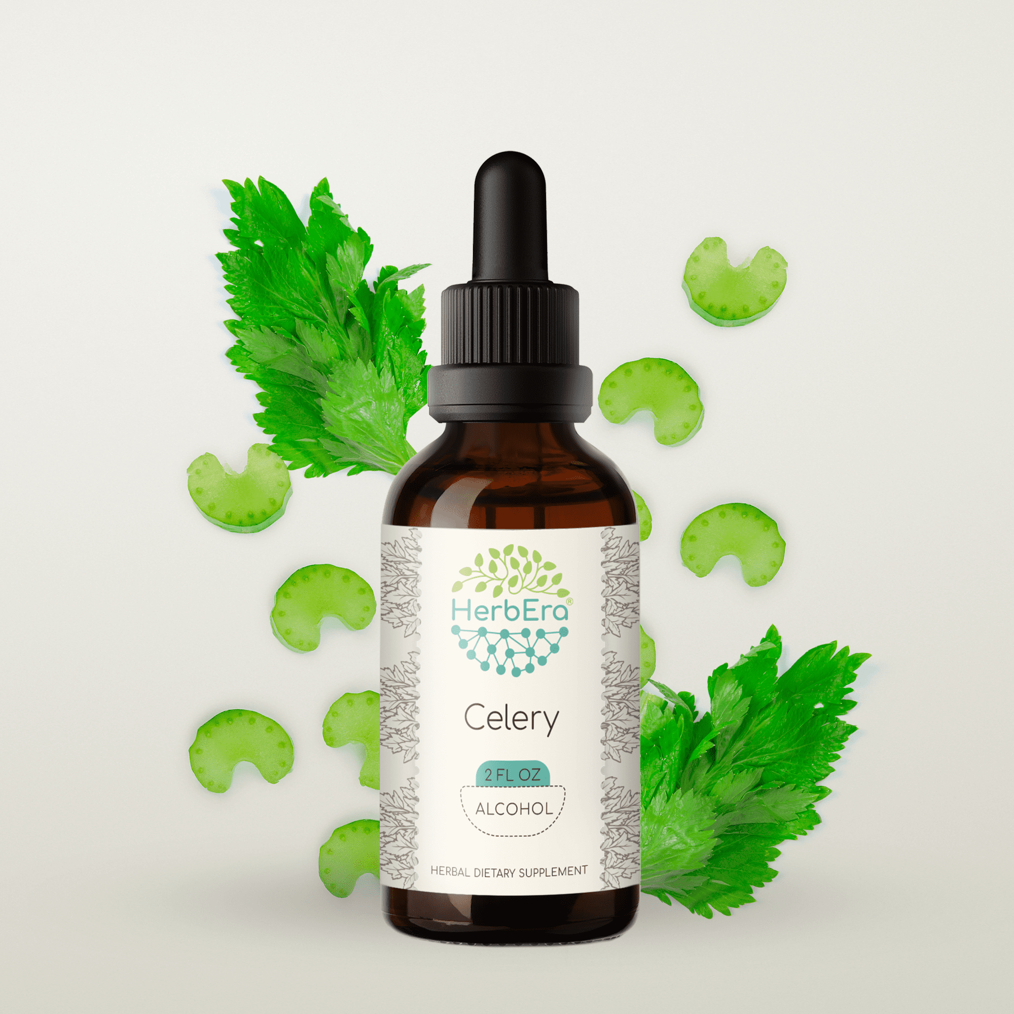 Celery Alcohol Herbal Extract Tincture, Super-Concentrated Celery ...