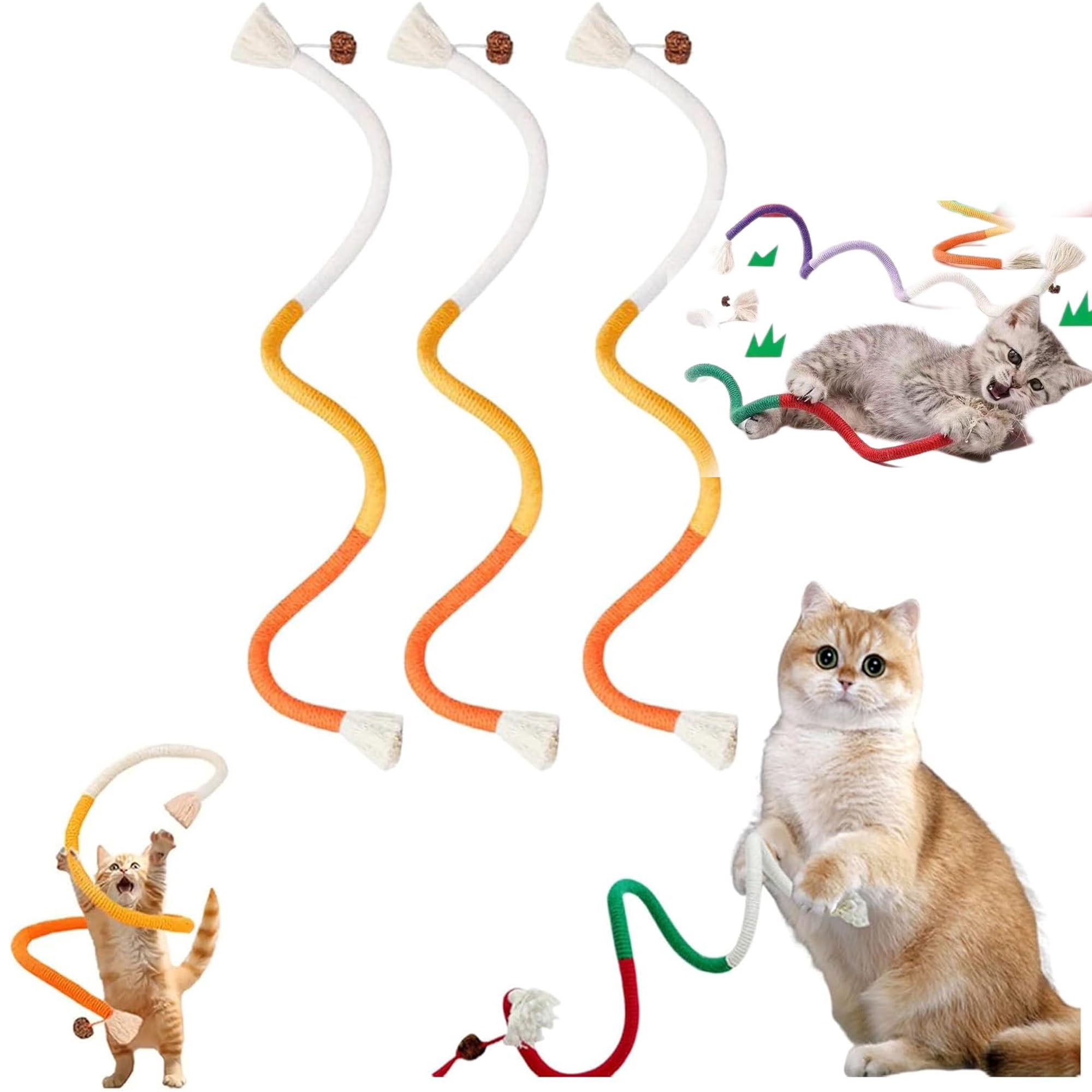 Celery Pets Cat Chew Rope, Cotton Chew Rope Toys for Cats, Catnip ...