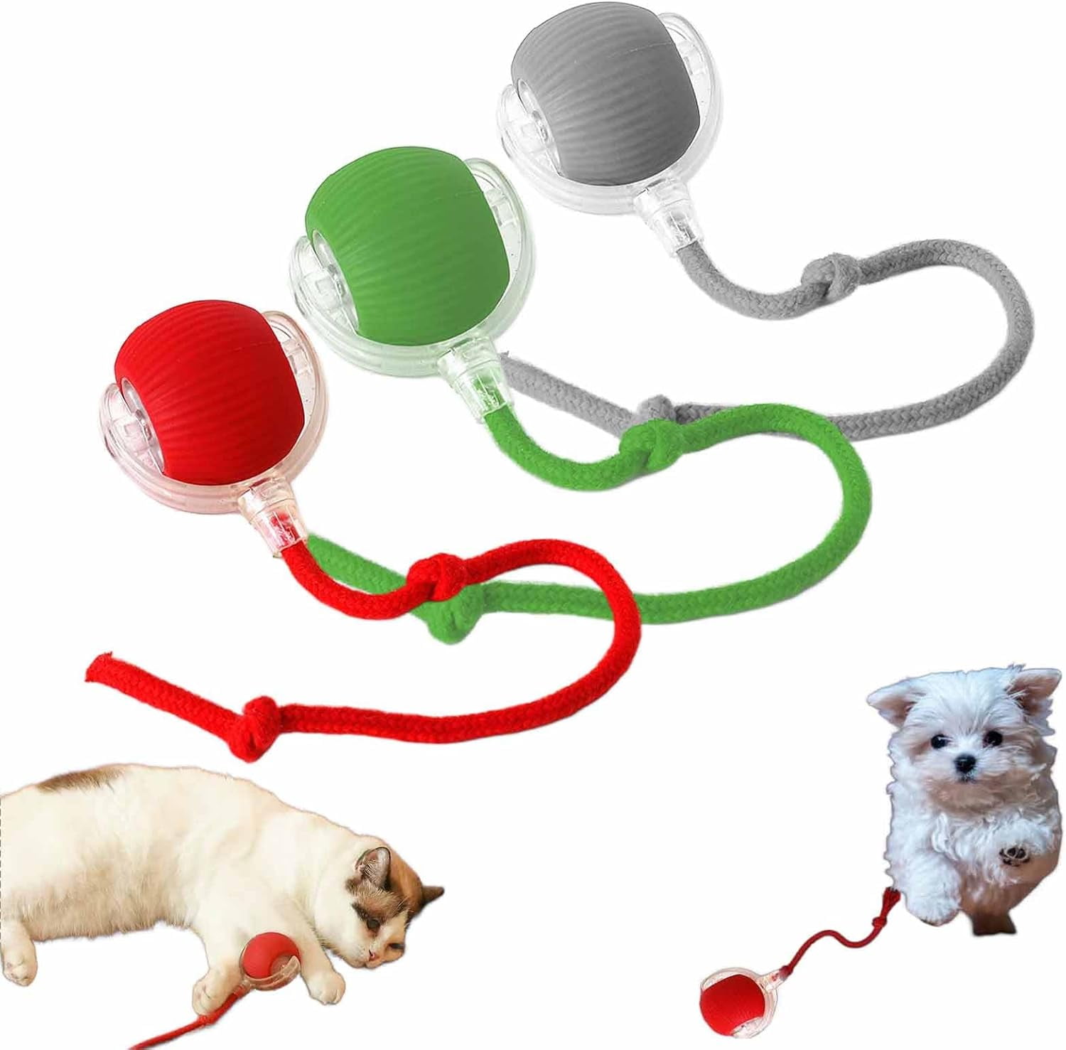 Celery Pets Cat Toy Ball, Celery Pets, Speedy Tail 2.0, Smart ...