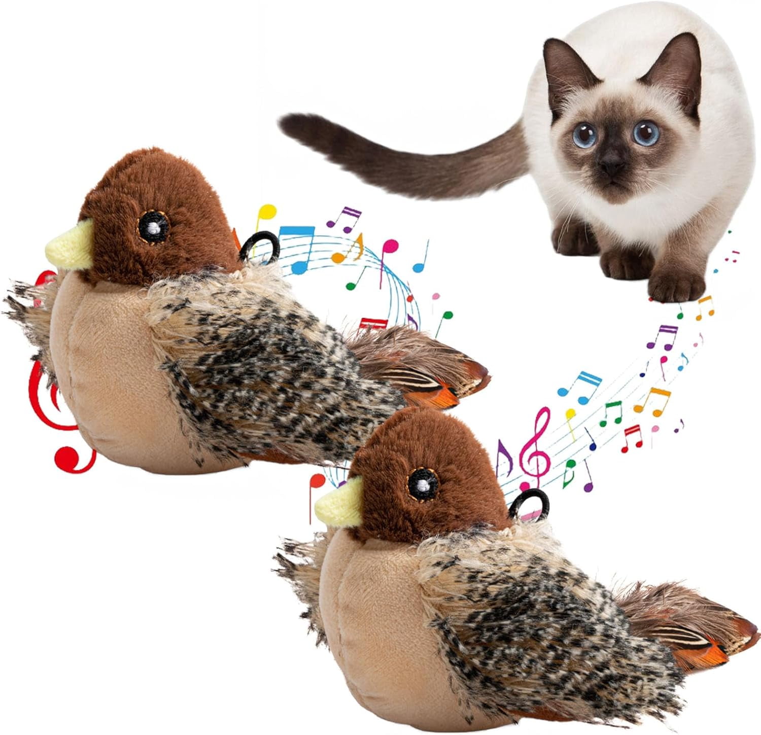 Celery Pets Cat Toy, Celery Pets Chirping Bird, E Furrychirp Funbird ...