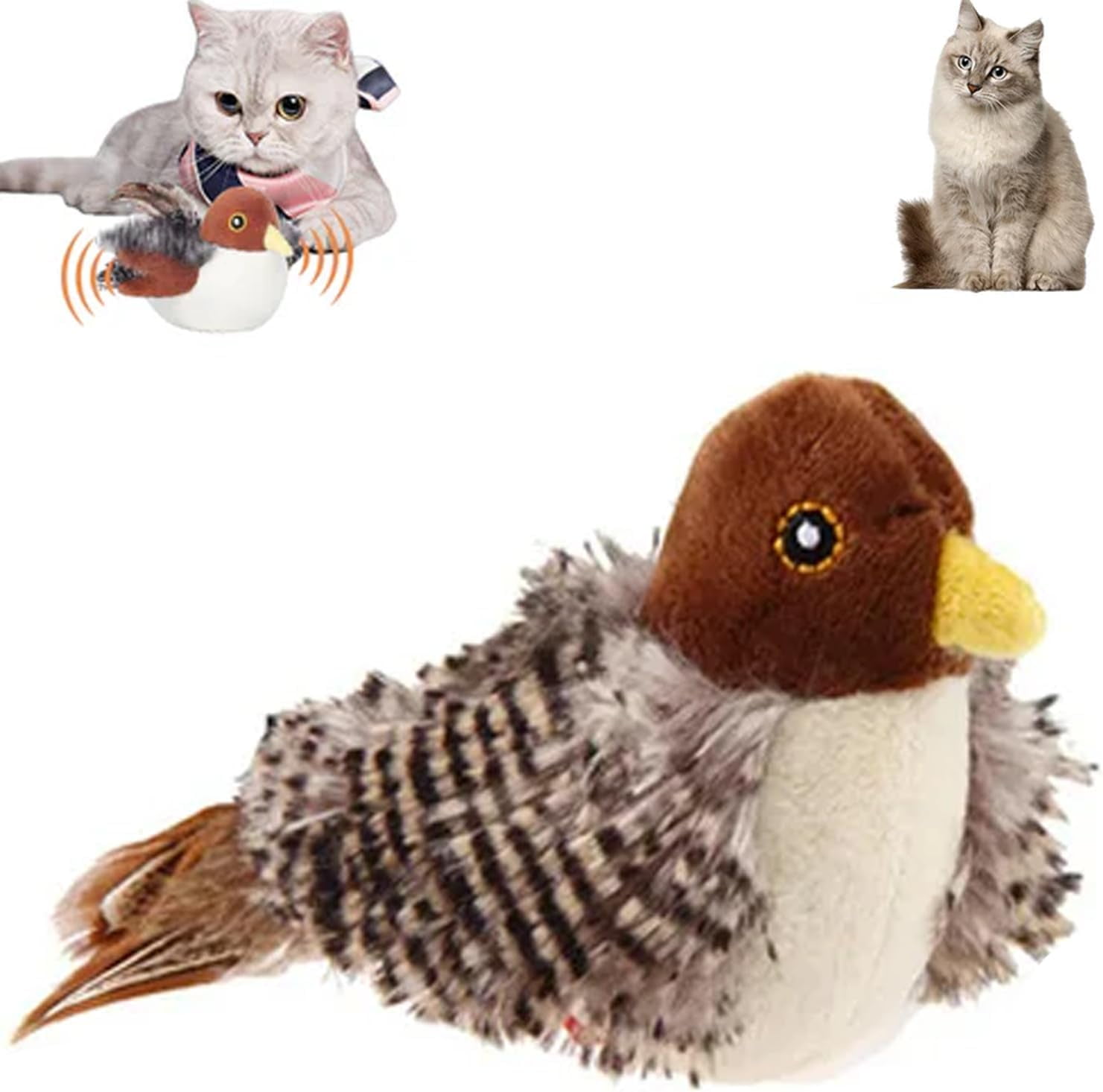 Celery Pets Cat Toy, Simulated Chirping Bird Cat Toy, Celery Pets ...