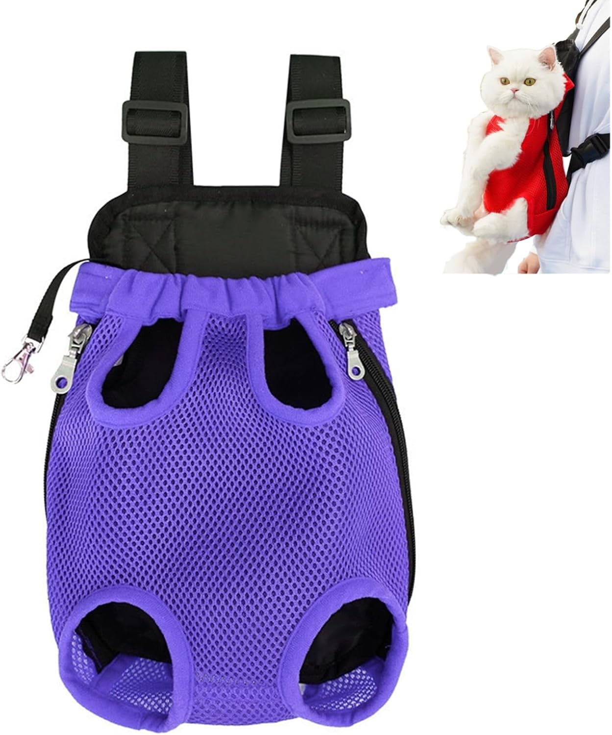 Celery Pets Pet Travel Leg-Out Backpack, CeleryPets Adjustable Pet ...