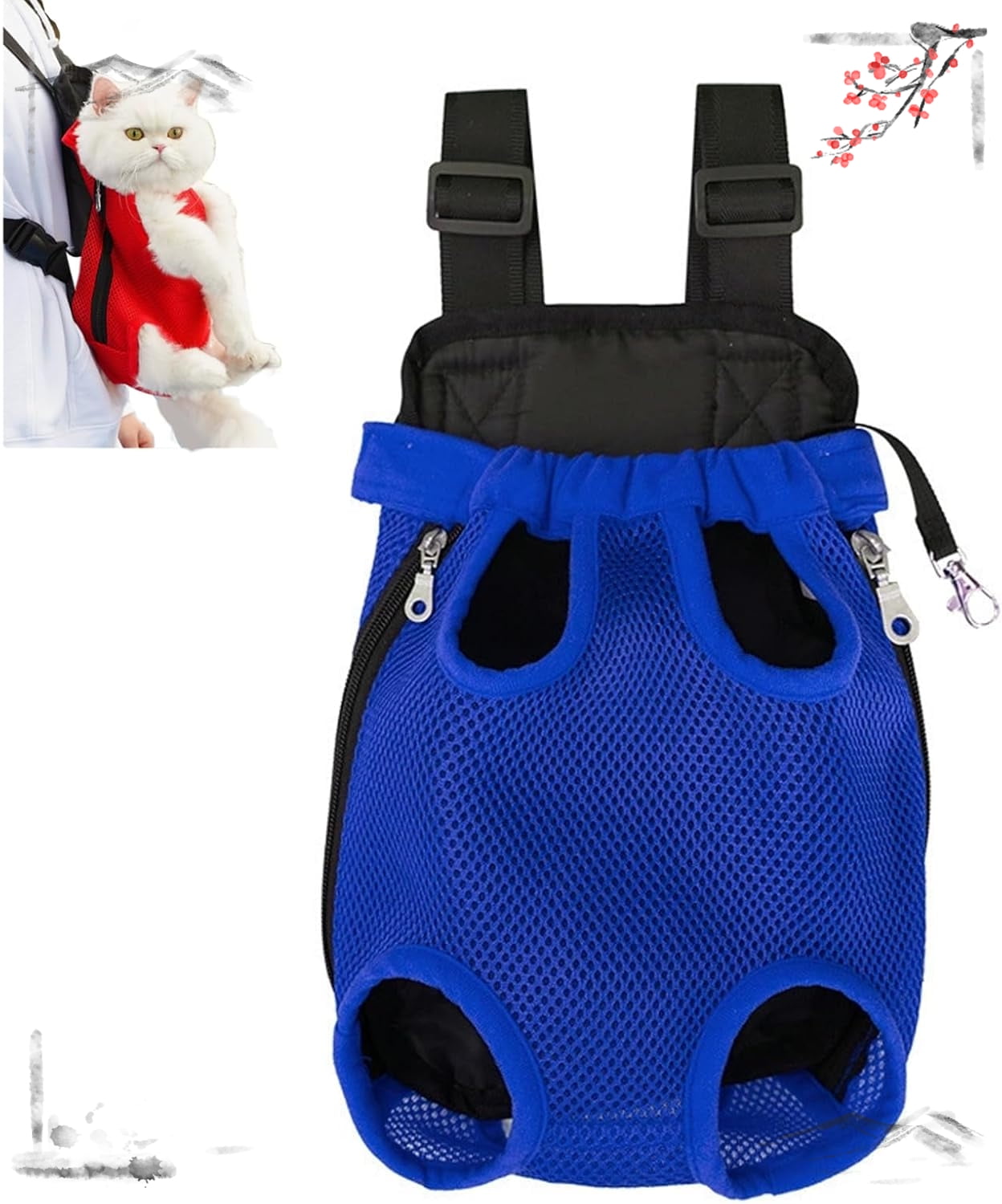 Celery Pets Pet Travel Leg-Out Backpack, CeleryPets Adjustable Pet ...