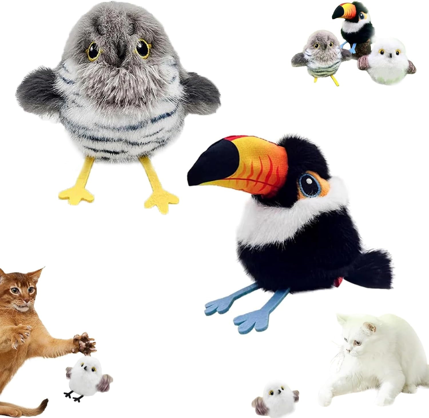 Celery Pets Rechargeable Flapping Bird Cat Toy, Celerypets Meowvo 2025 ...