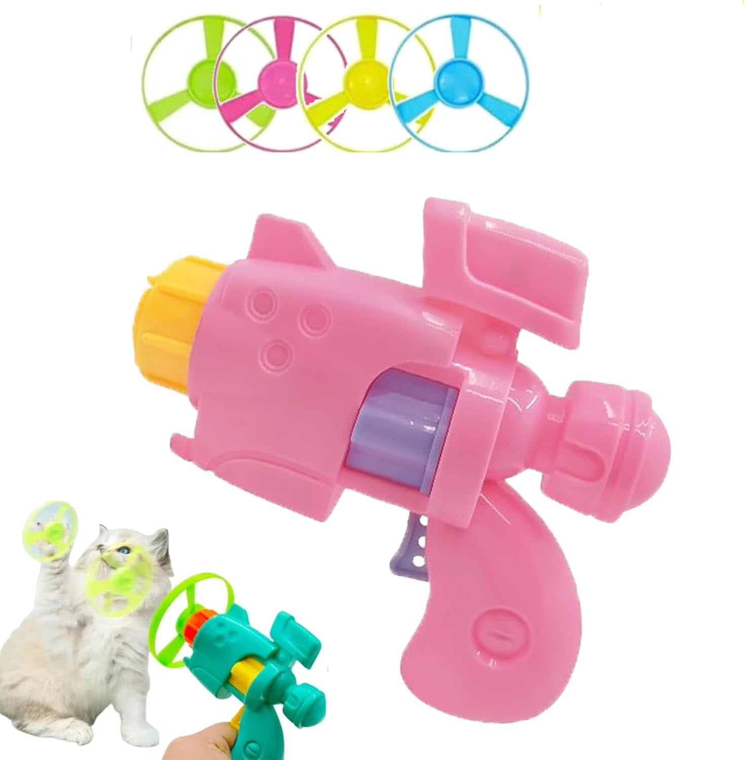 Celerypet Light- Flying Disc Cat Launcher Set, Light-Up Flying Disc Cat ...