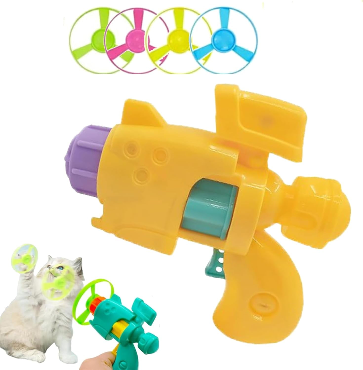 Celerypet Light- Flying Disc Cat Launcher Set , Light-Up Flying Disc ...