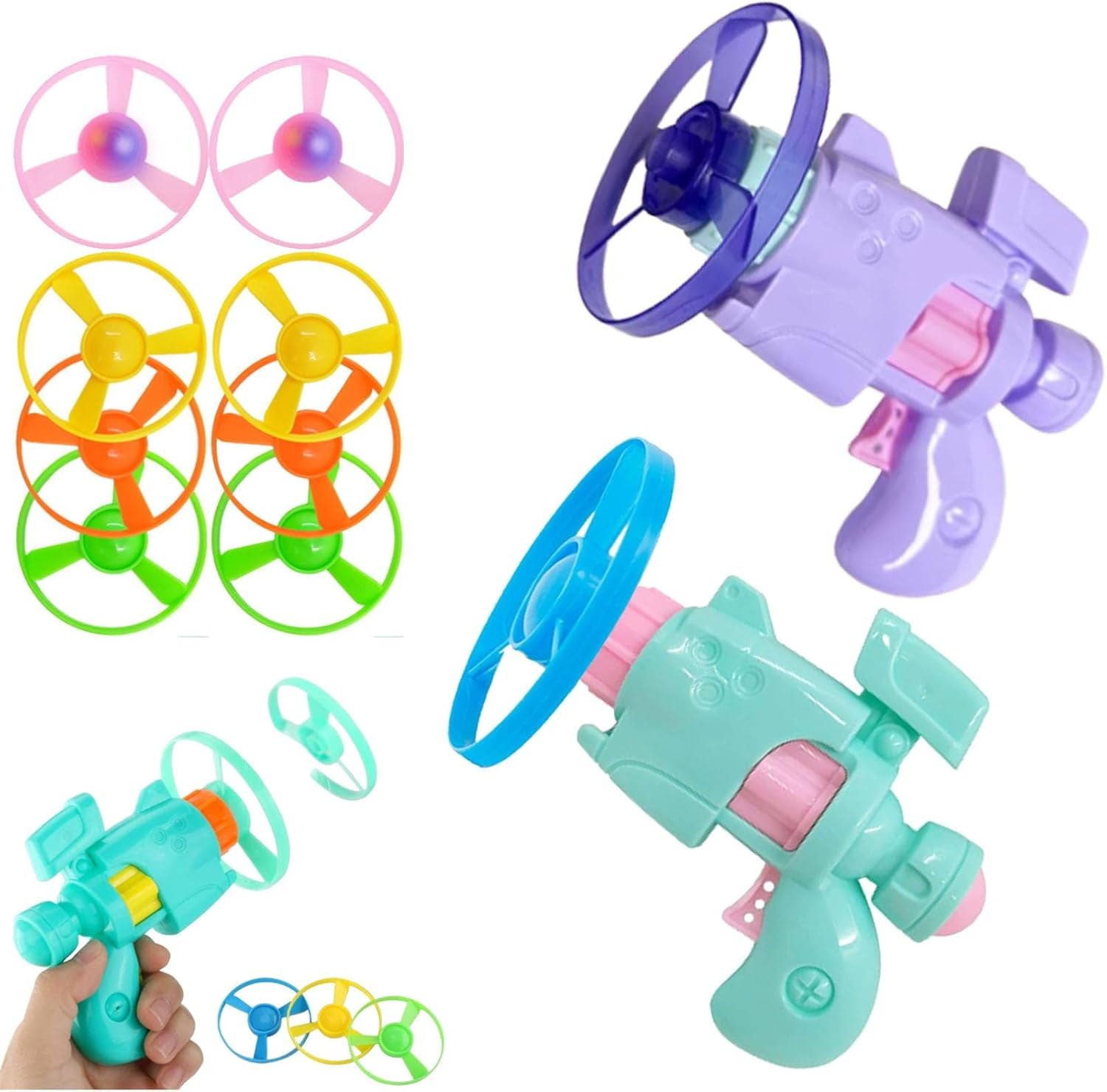 Celerypet Light-Up Flying Disc Cat Launcher Set, Celery Pet Interactive ...