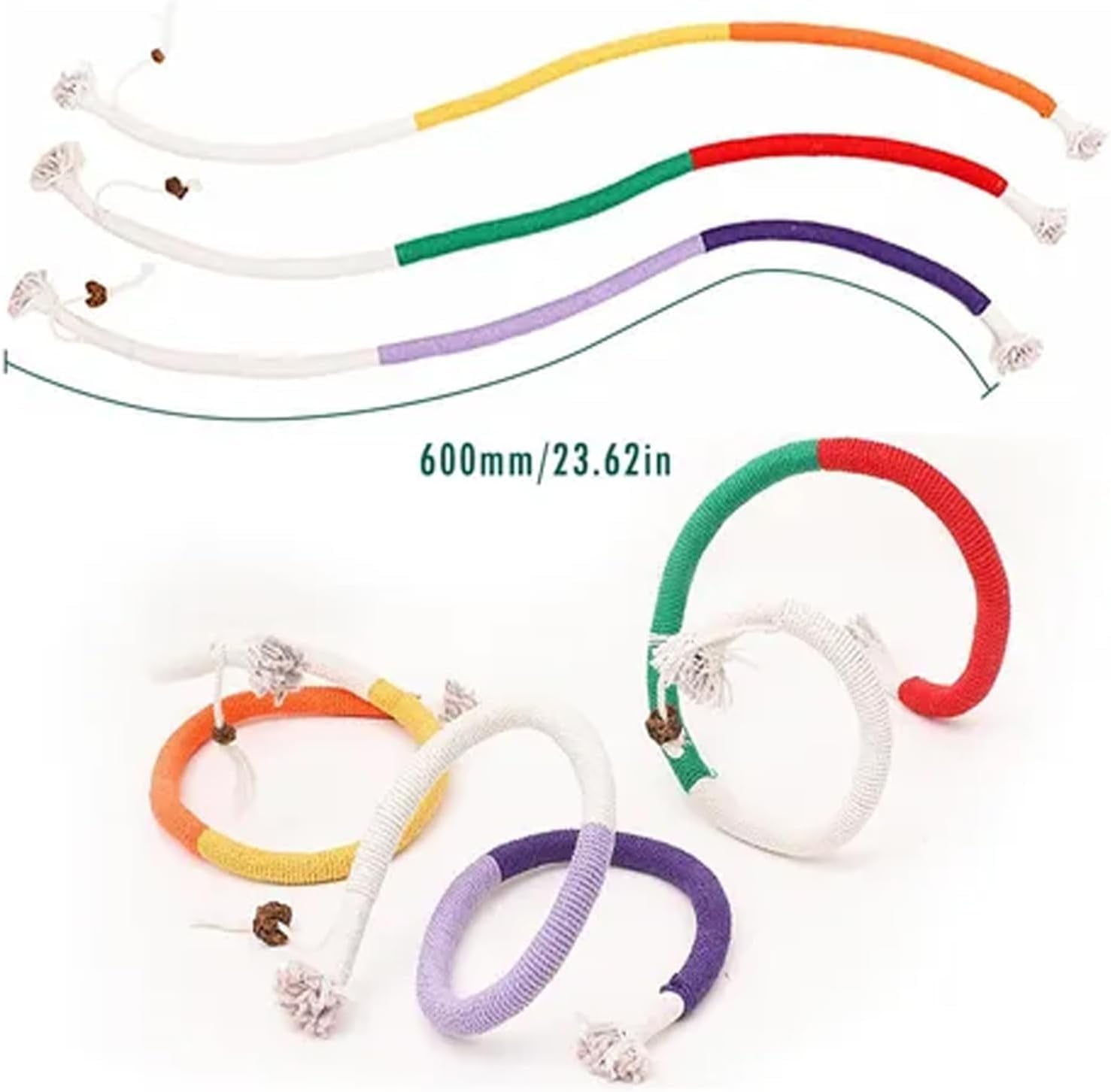 Celerys Pets Cat Chew Rope, Catnip-Infused Organic Cotton Chew Rope ...