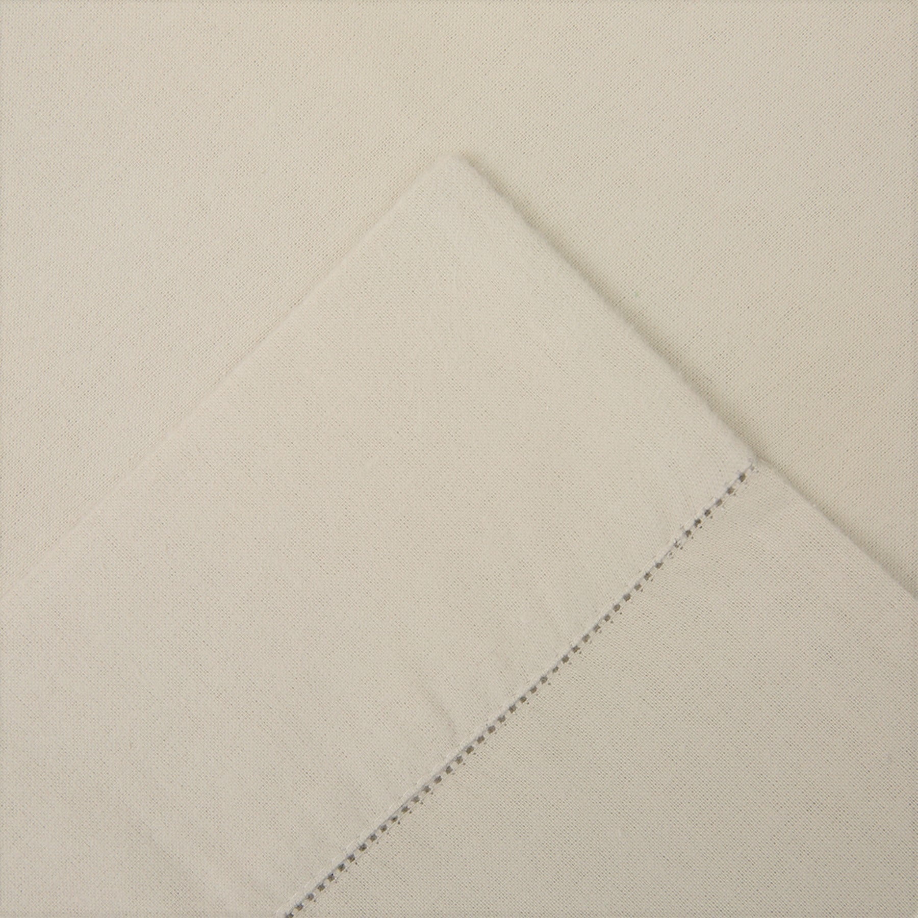 Safah Celeste Home 190 GSM Cotton Flannel Velvet Feel Bed Sheet Set Ivory Queen Flannel ...