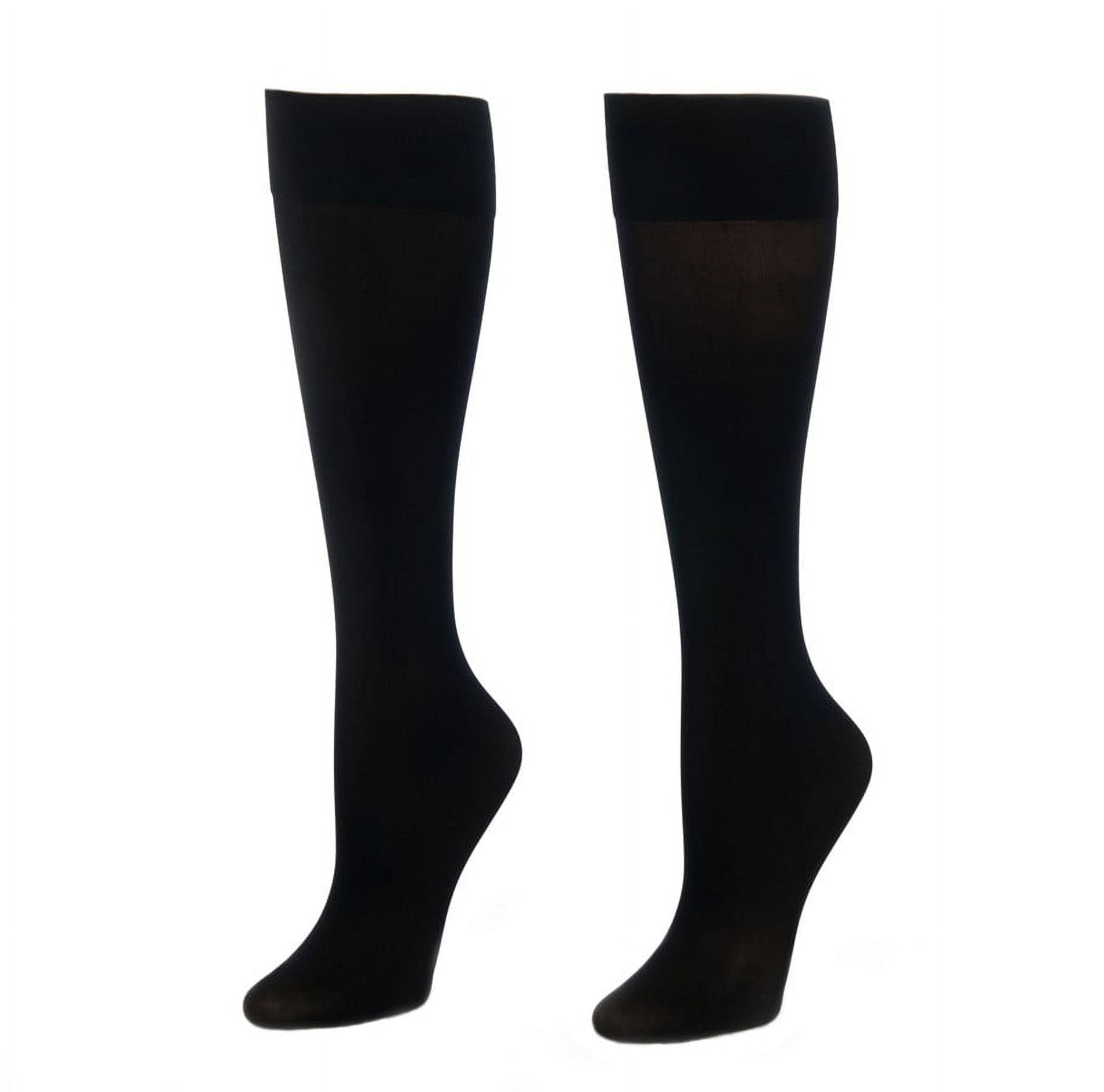 Celeste Stein Therapeutic Compression Socks, 15-20 mmHg, Black, 2 Ct ...