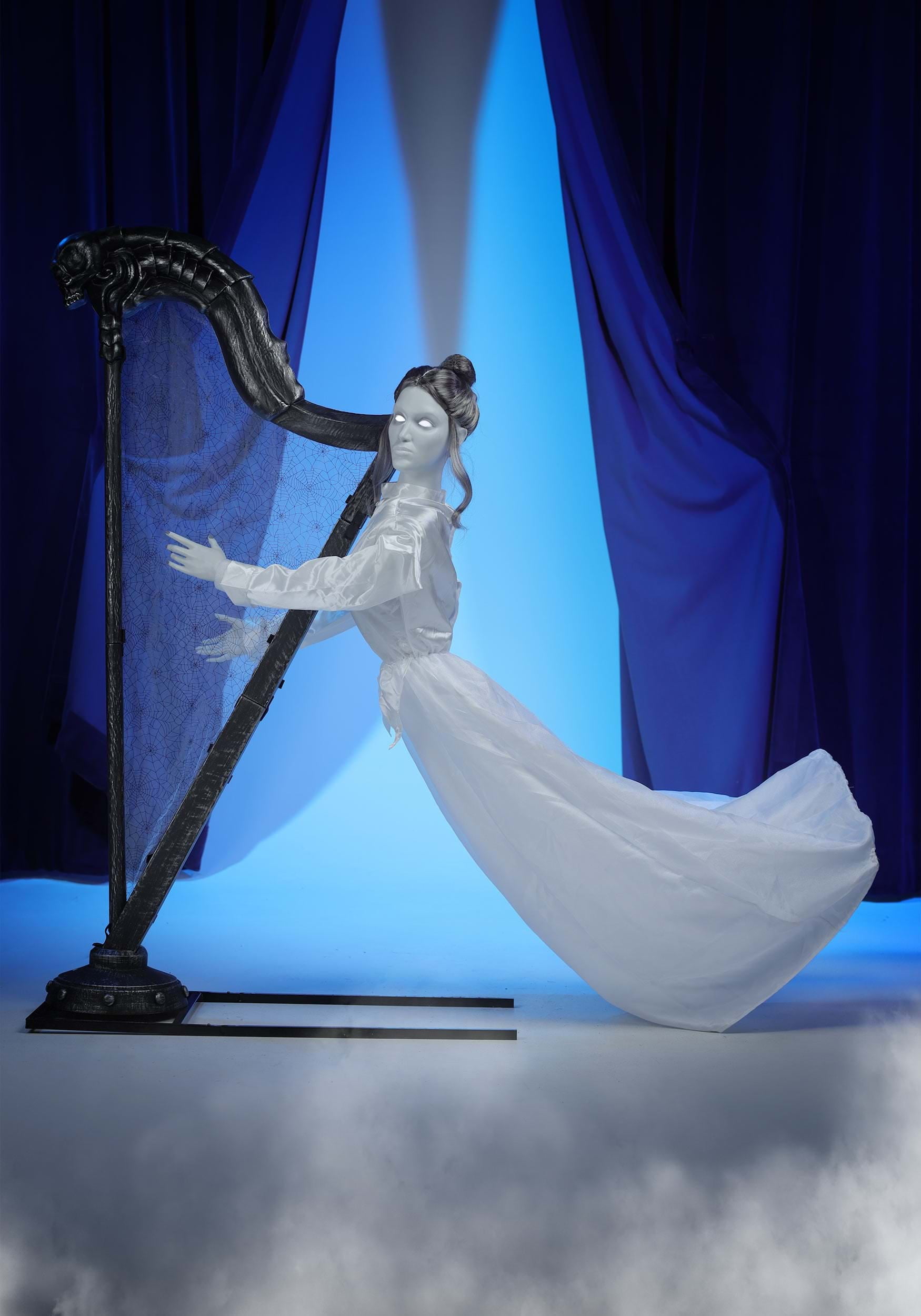 Celeste the Restless Ghost Harp Animatronic - Walmart.com