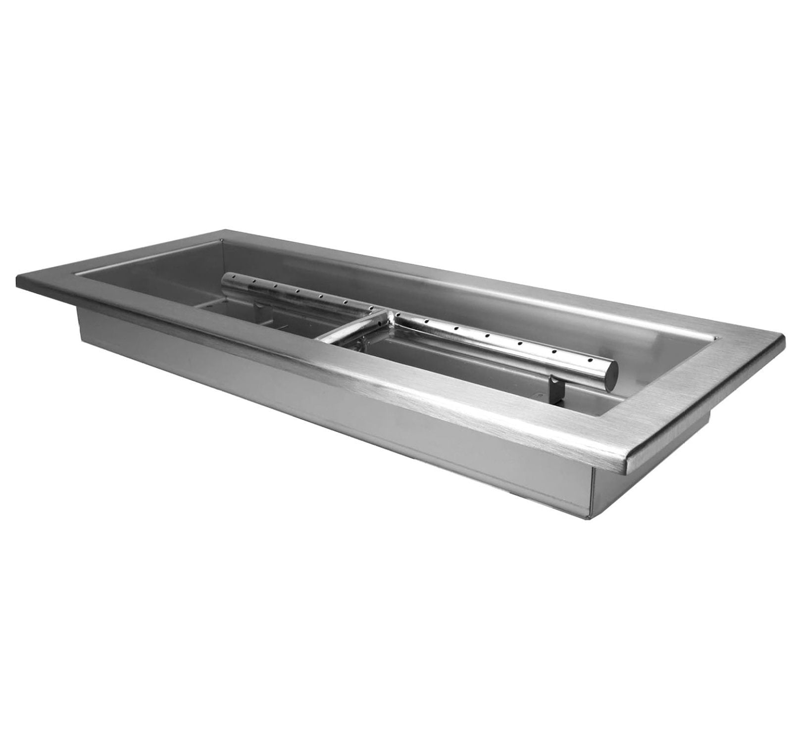 Celestial 18" x 6" Grade Drop-in Pan w/Burner, 16 Gauge Stainless Steel ...