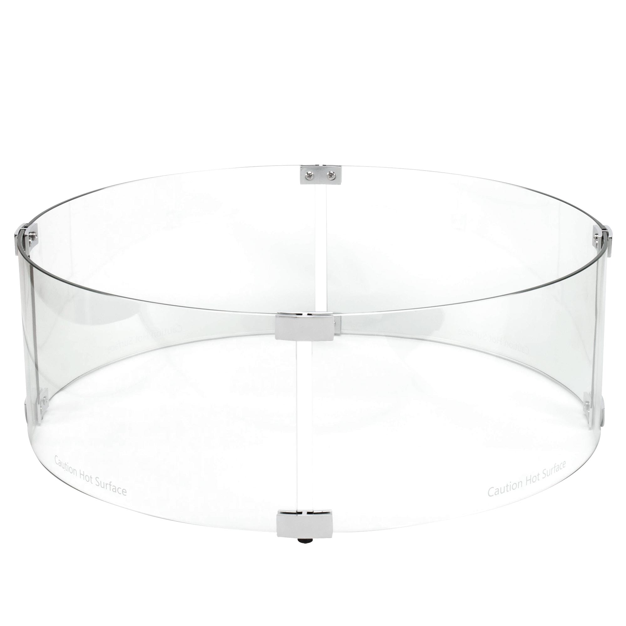 Celestial 23" x 8" Glass Wind Guard for 19” Round Fire Pits - Walmart.com