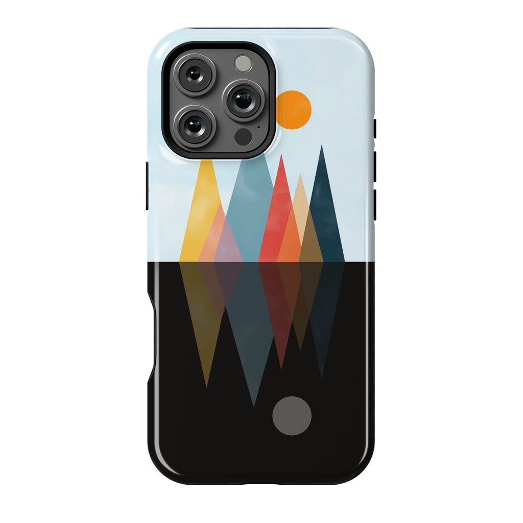 Celestial Abstract Day and Night Phone Case for iPhone 11 12 13 14 15 ...