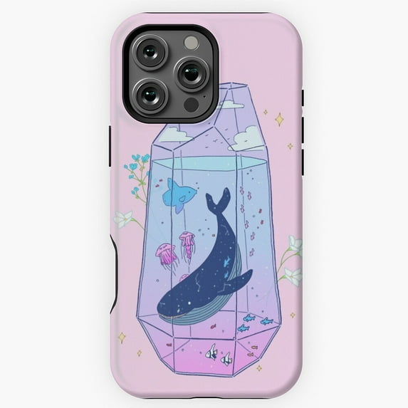 Celestial Aquarium Ocean Fantasy Art iPhone Case 11 12 13 14 15 16 17 ...