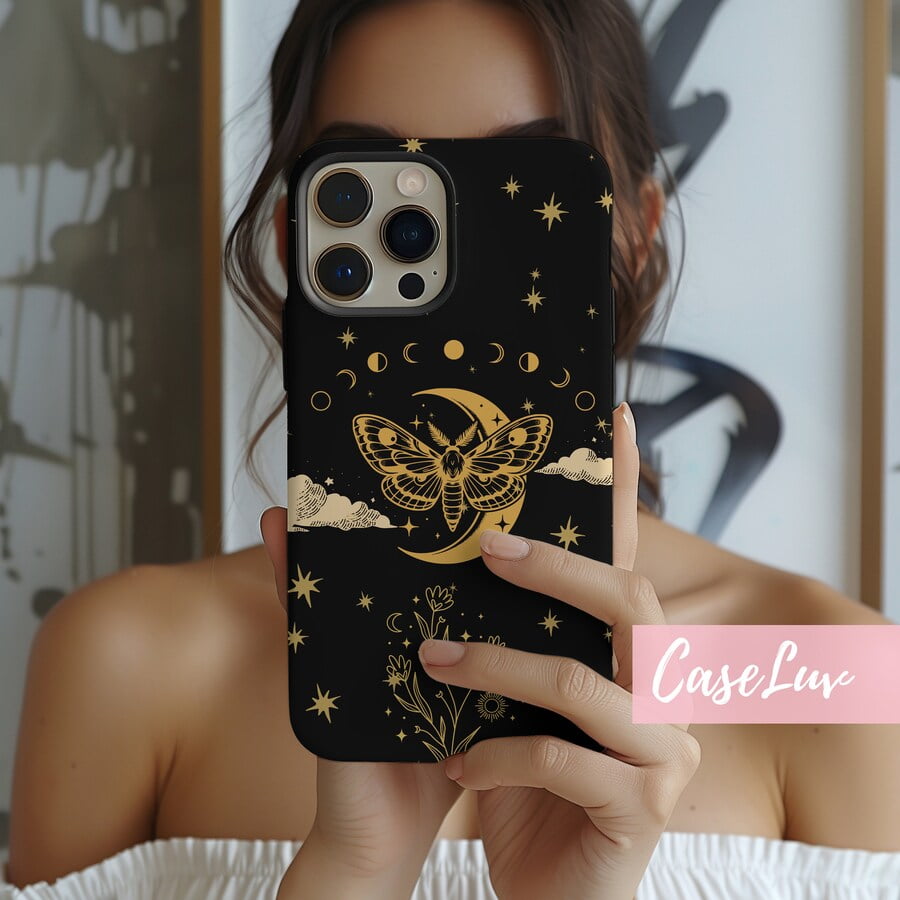 Celestial Astrology Luna Moth Mag-Compatible Phone Case with iPhone 11 ...