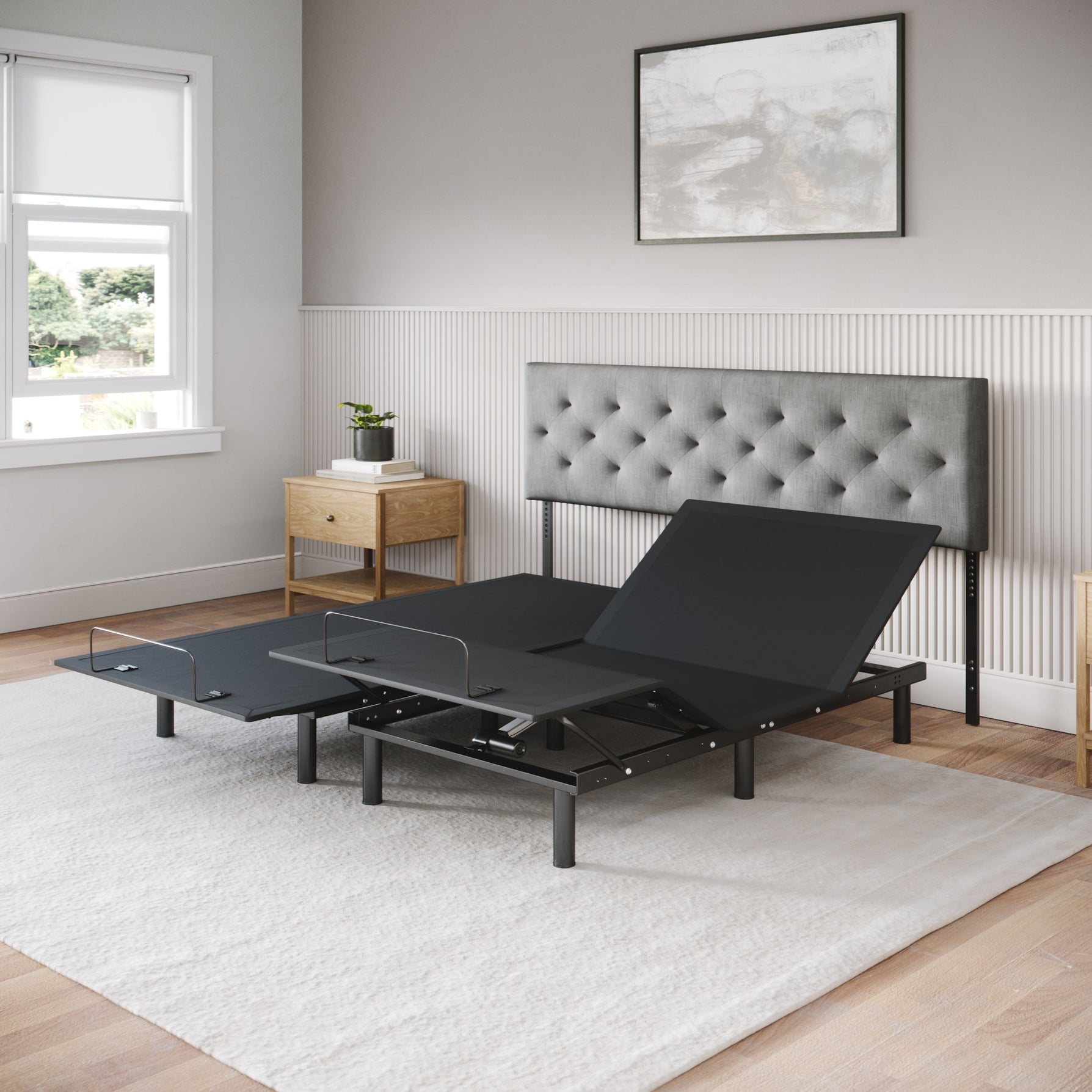 Celestial Aurora Adjustable Bed Base (Frame Only), Easy Assembly, Head ...
