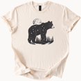 Celestial Bear Forest Moon Graphic Tee Nature Lover Shirt Birthday ...