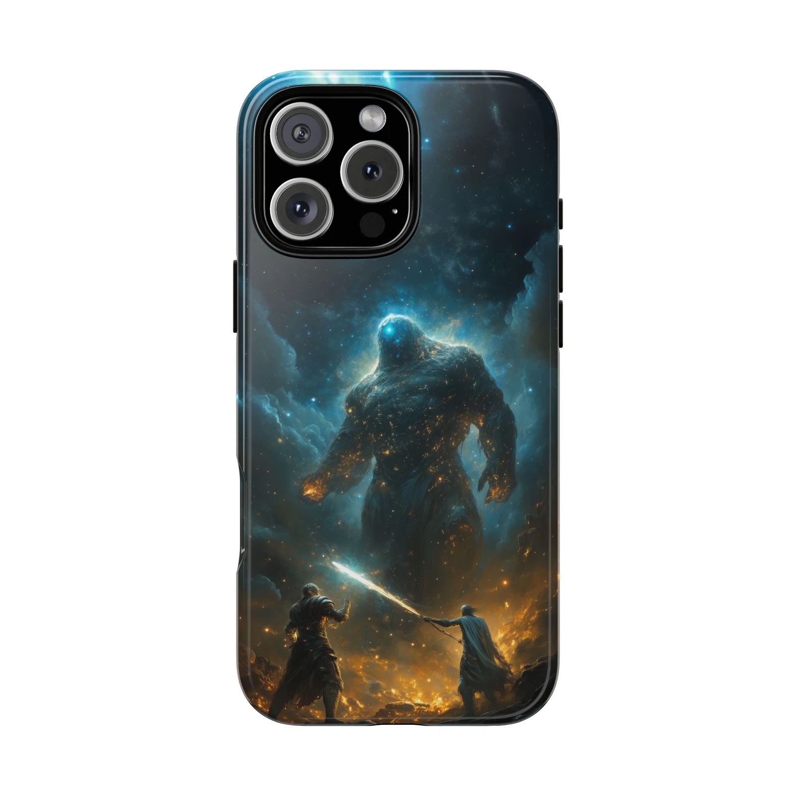 Celestial Behemoth Fantasy Phone Case for iPhone 11 to 17 Series ...