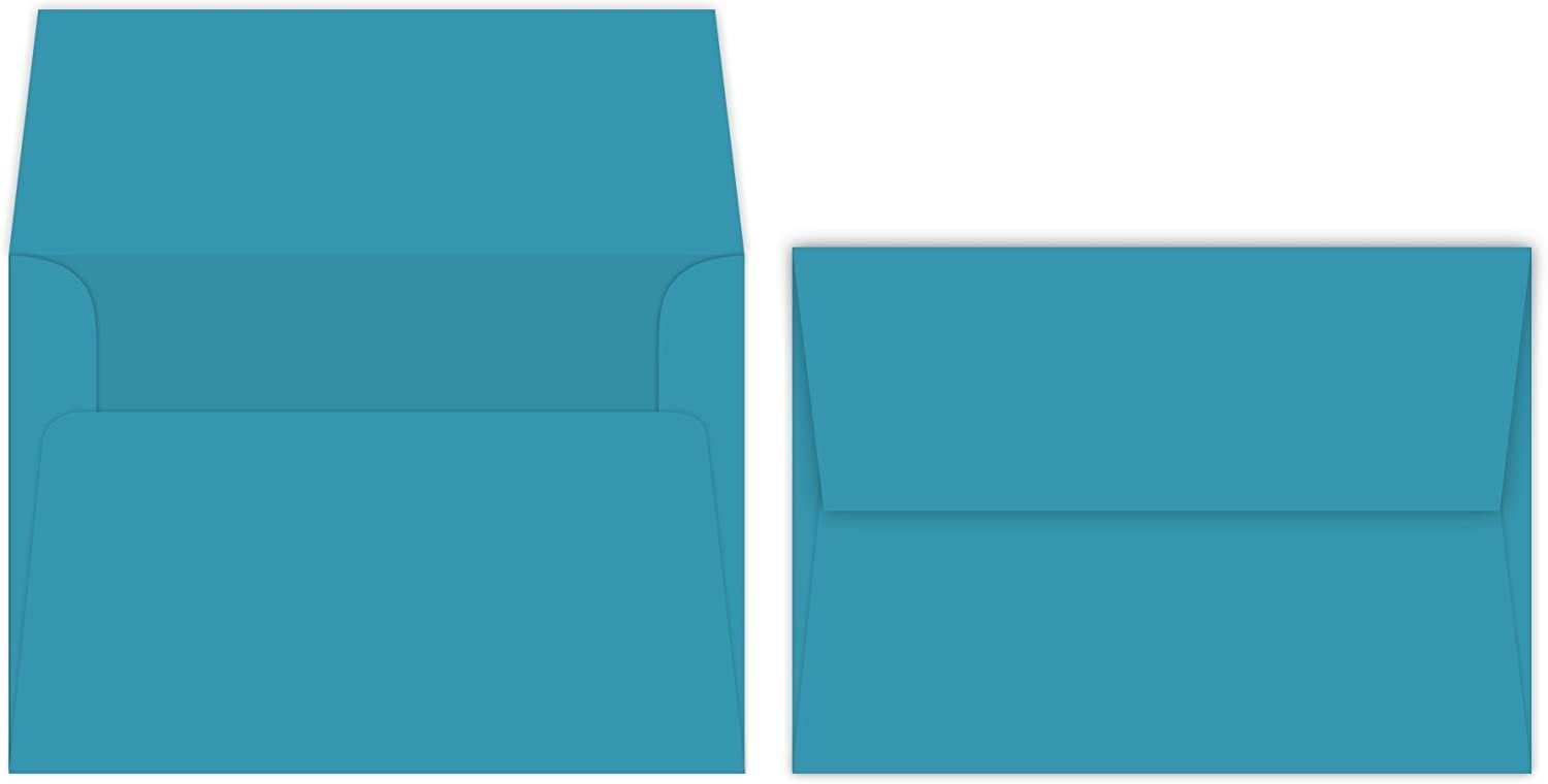 Superfine Printing Gummed Booklet Style Envelope, 5 1/4" x 7 1/4 ...