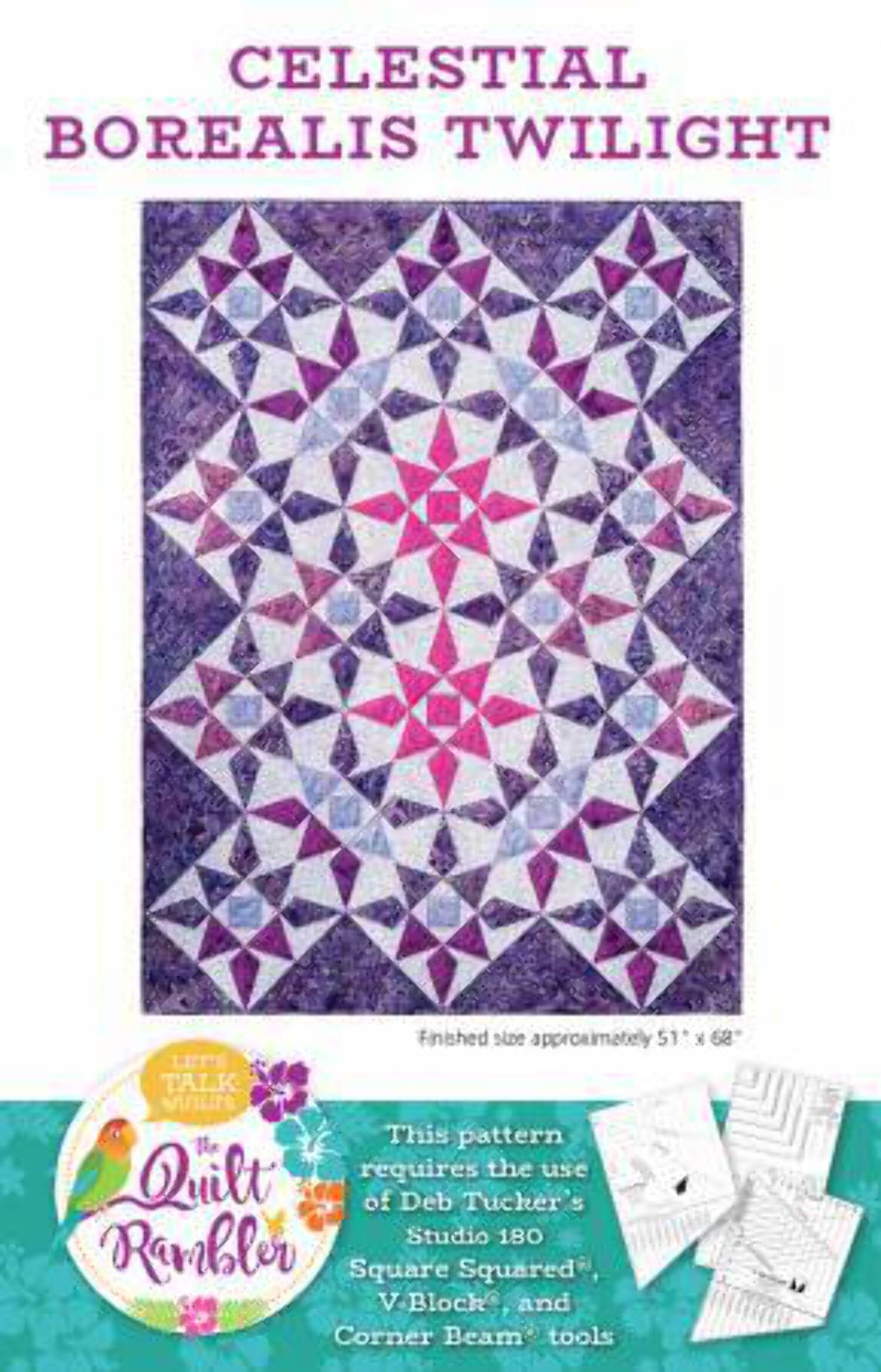 Celestial Borealis Twilight Quilt Pattern - Walmart.com