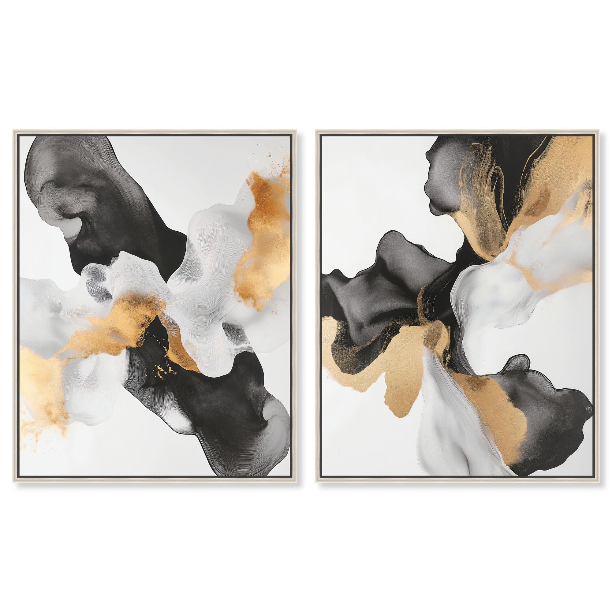 Celestial Boundaries Set Canvas Set of 2 Elegant Modern Art by Art ...