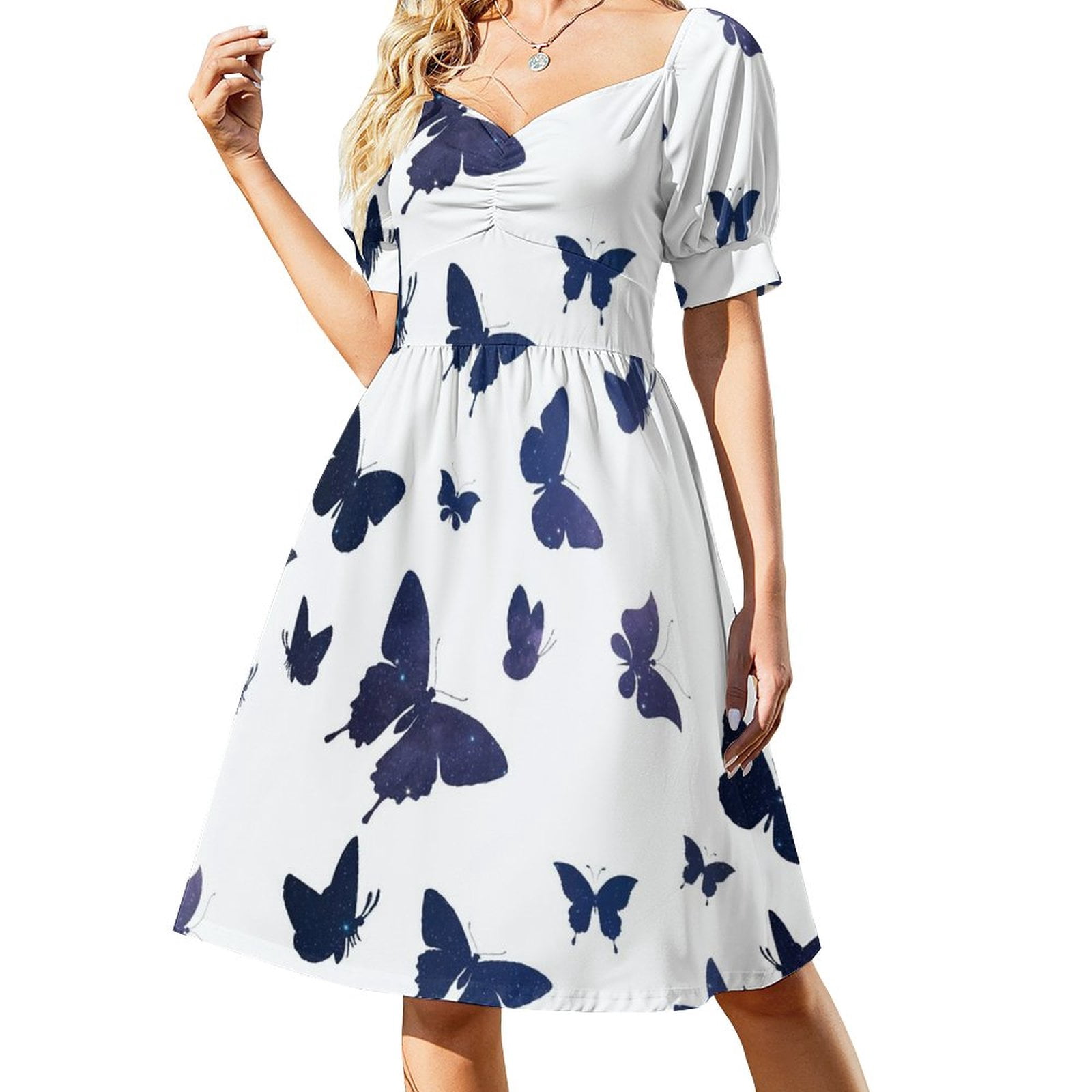 Celestial Butteflies Sleeveless Dress Bridesmaid dress woman prom dress ...
