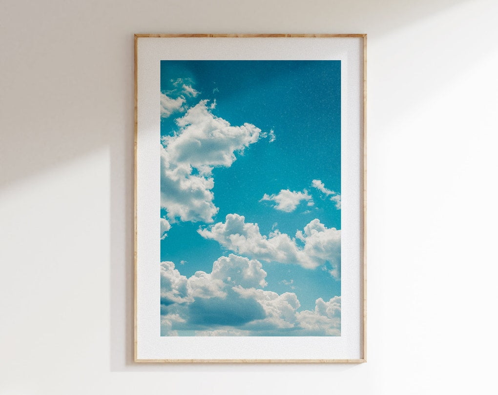 Celestial Calmness Cloud Poster, Beach House Decor, Calming Neutral ...