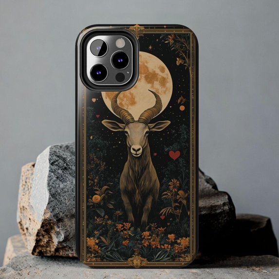 Celestial Capricorn Zodiac Full Moon Phone Case 17 16 15 14 13 12 11 ...