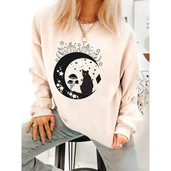 Celestial Cat T-Shirt - Walmart.com